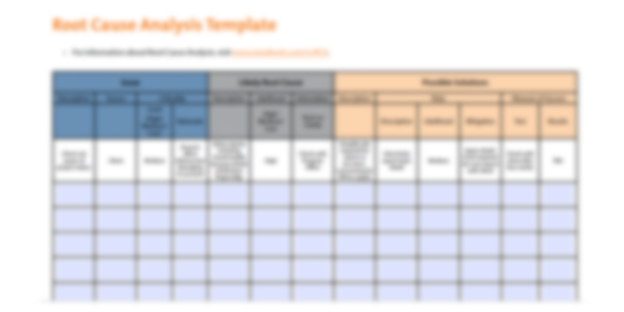 29 Free Root Cause Analysis Templates for Excel, Word and PDF ...