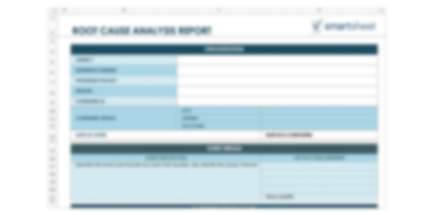 Root Cause Analysis Template Healthcare