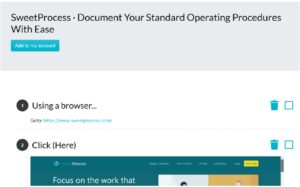 Record SOPs With the SweetProcess Chrome Extension