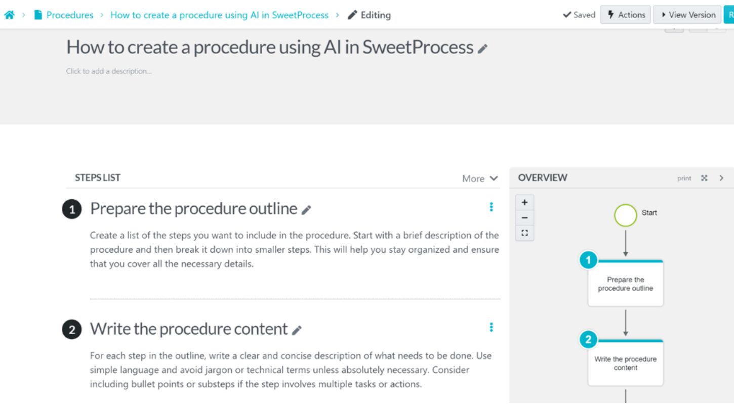 Record SOPs With the SweetProcess Chrome Extension