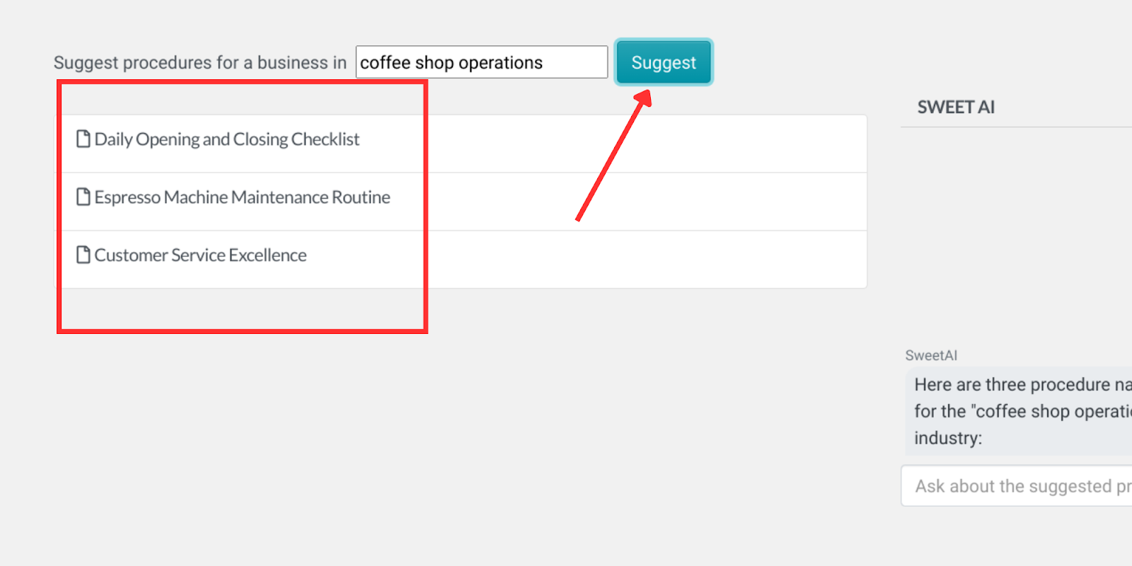 Generate Policies and Procedures With SweetProcess AI — Fast