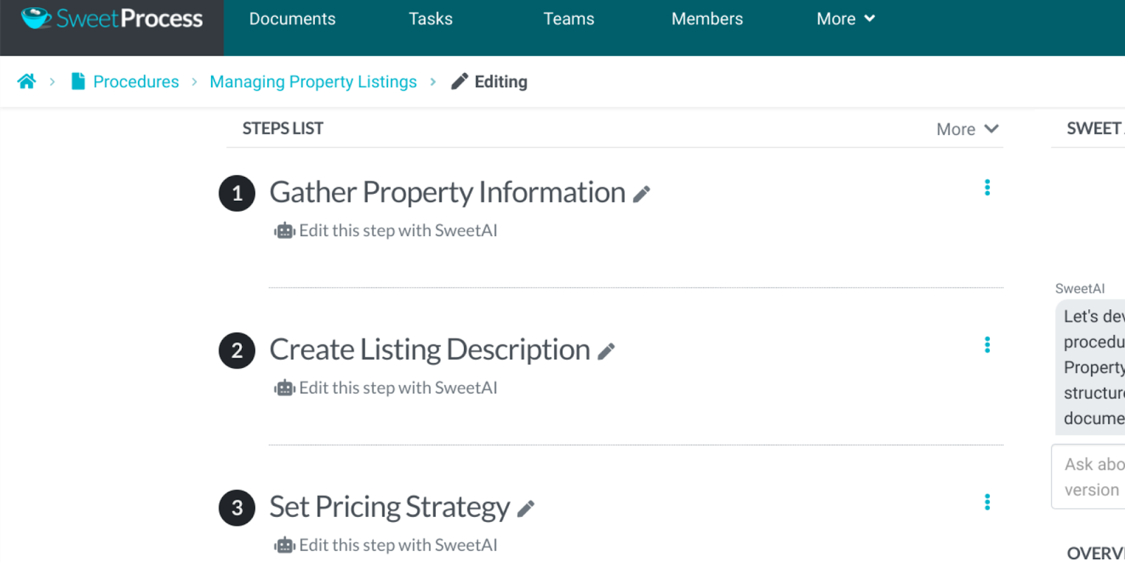 Generate Policies and Procedures With SweetProcess AI — Fast