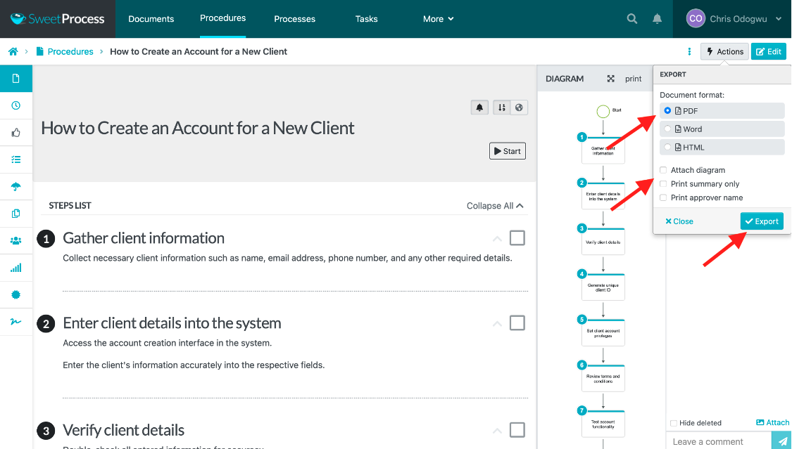 Free AI SOP Generator | Automate SOP Creation With SweetAI