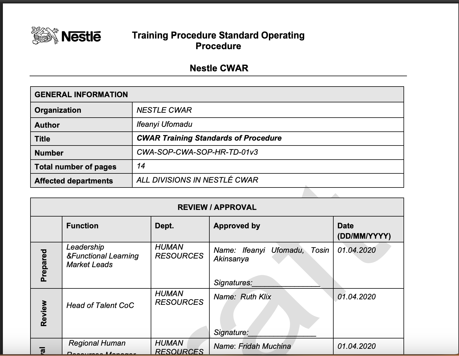 How To Create and Implement an SOP For Training Employees