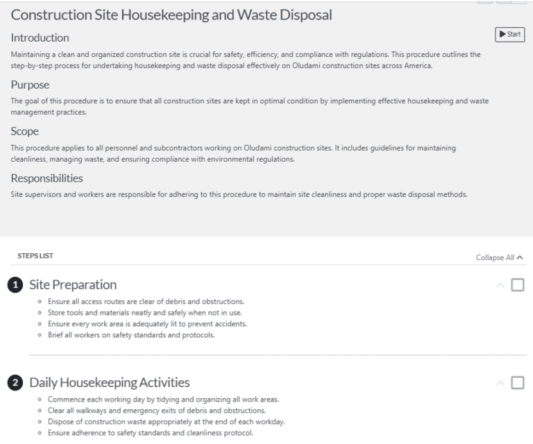 How To Create an SOP For Construction Companies [+Examples]