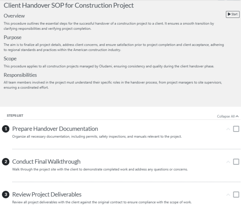 How To Create an SOP For Construction Companies [+Examples]