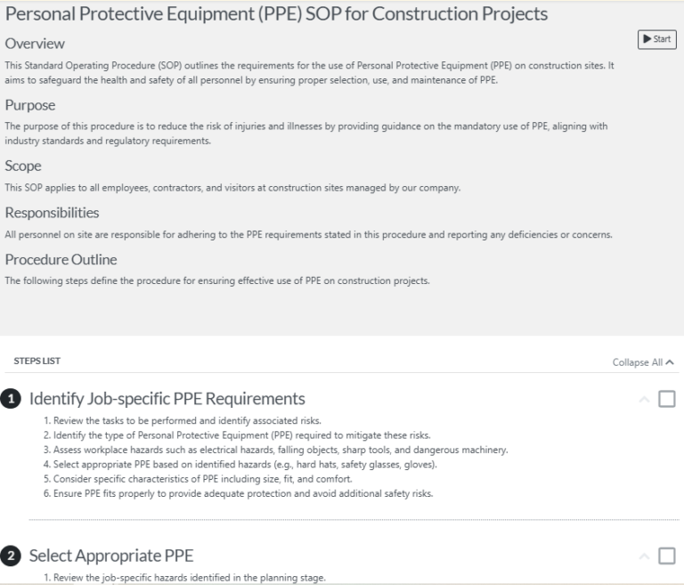How To Create an SOP For Construction Companies [+Examples]